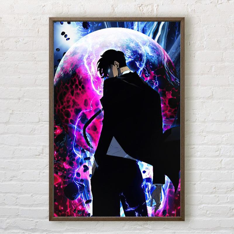 Solo Leveling Poster, Anime Manga Sung Jinwoo Poster - TikTok Shop