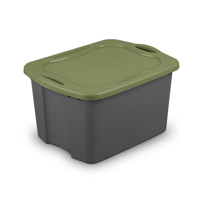 Sterilite 17.5 Gal. EZ Carry, Plastic Storage Bin, Full-Grip Handles ...