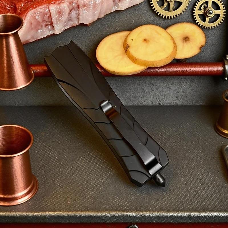 Multi-Use Home Kitchen Knife with Nylon Handle & Steel Blade - Portable ...