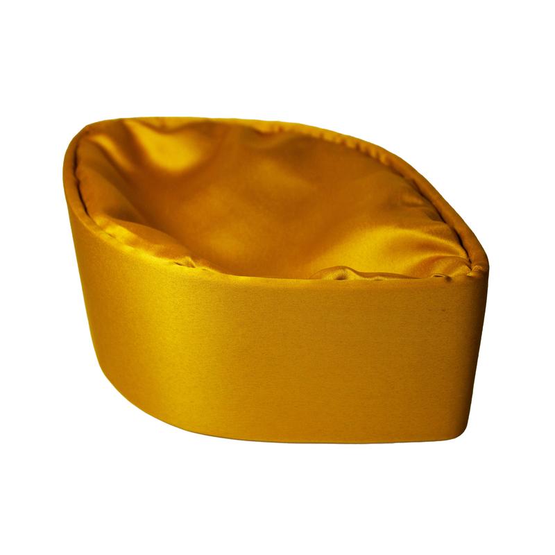 Mustard Gold Satin Original Oga Faaji Crown - TikTok Shop
