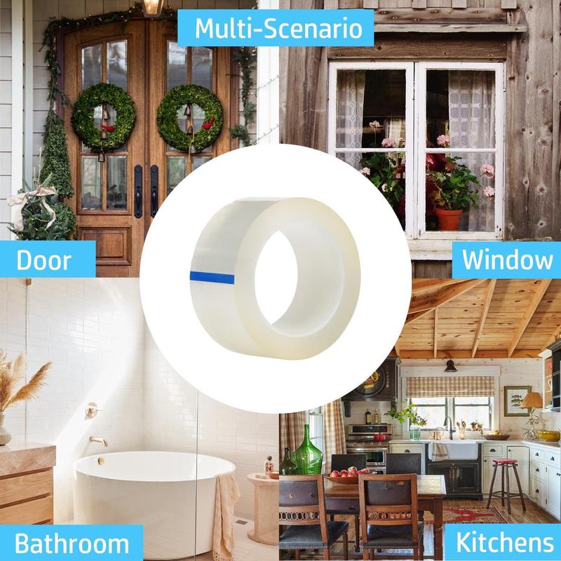 Transparent Window Weather Sealing Tape 2 Inch x 33 FT Weather ...