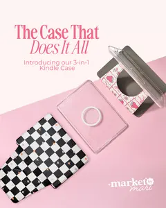 Magnetic Removable Cover Paperwhite Kindle Case Clear Back 3-in-1 ...