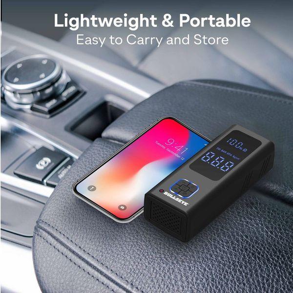 Pocket Air Car Tire Inflator Portable Air Compressor by Bullseye Pro ...