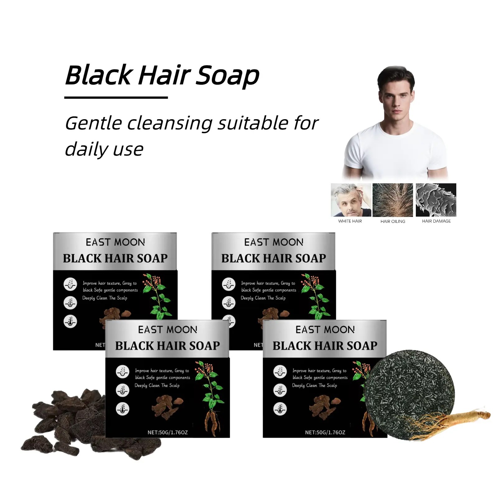 Black Hair Soap: Moisturizes curly, coily hair, nourishes scalp ...