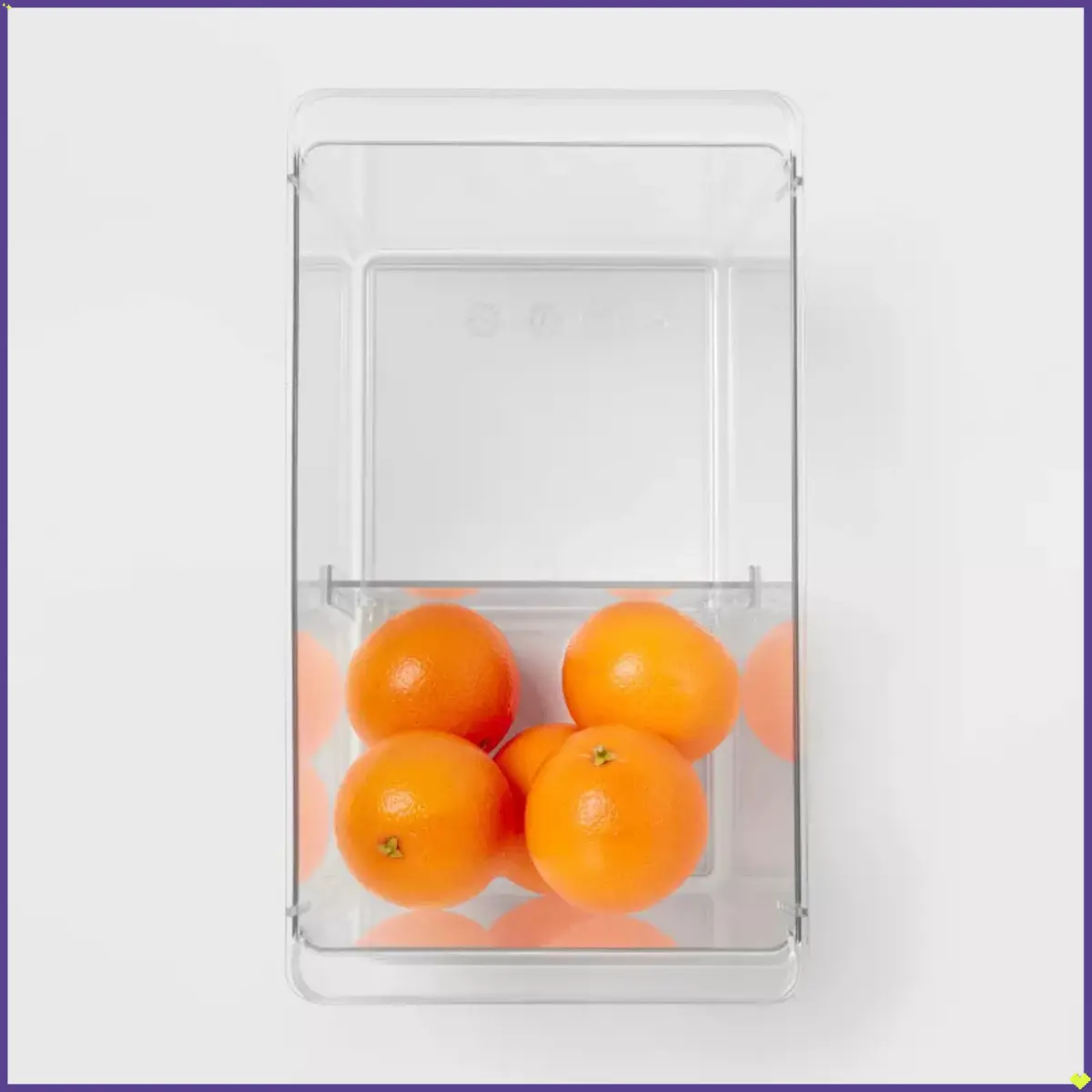 Deep Fridge & Freezer Bin Clear - for Kitchen Organization, Brightroom ...