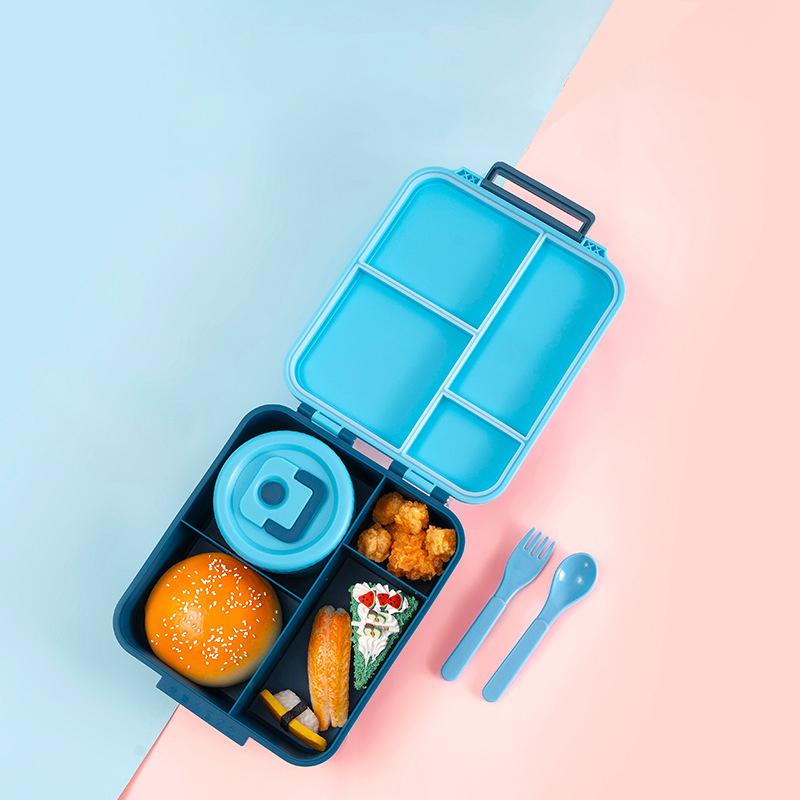 Bento Lunch Box for Kids with 8.5oz Soup Thermo, Kids Leakproof Lunch ...