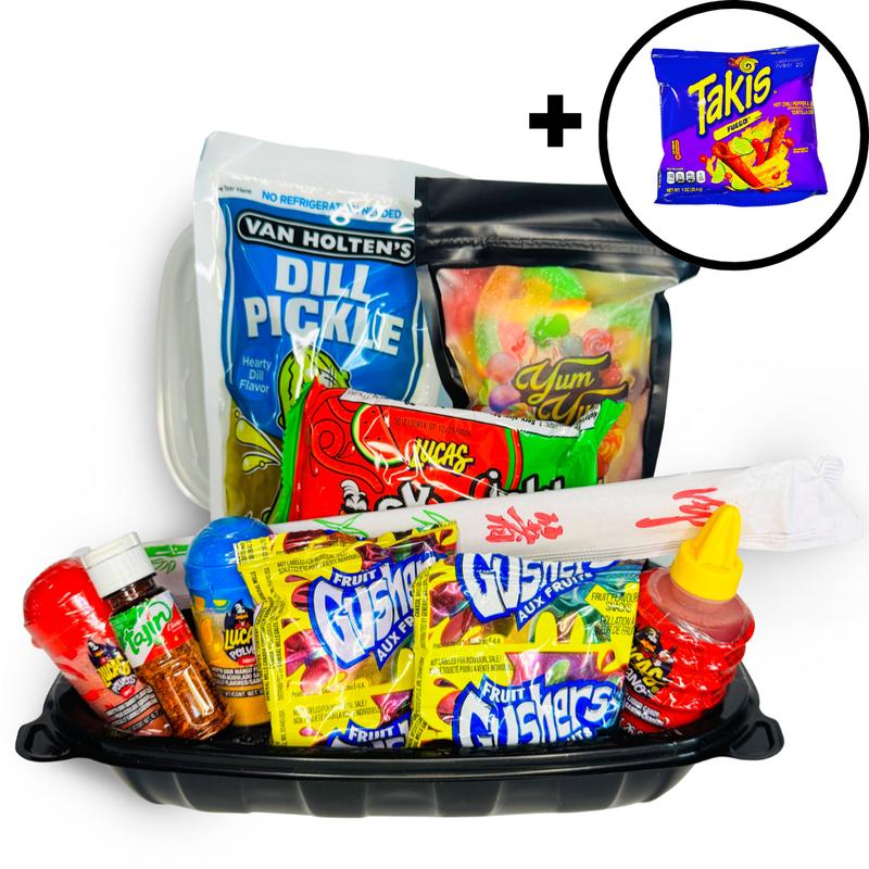 Chamoy Pickle Kit With Chopsticks, Gummy Candy, Takis, & Bowl - TikTok Shop