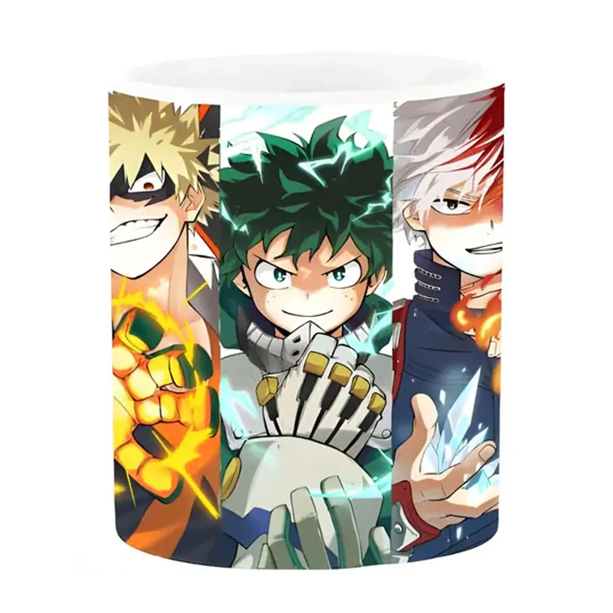 My Hero Academia Mug, Deku, Bakugo & Todoroki Character Power Trio ...