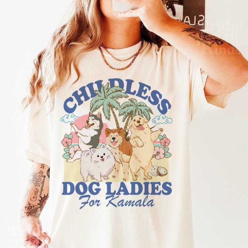 Childless dog ladies for kamala, Childless dog lady, Kamala harris ...