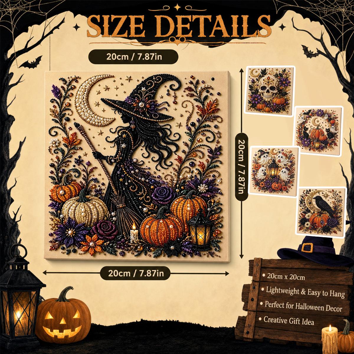 Halloween 3D Pearl Art DIY Kit for Home Decor - TikTok Shop