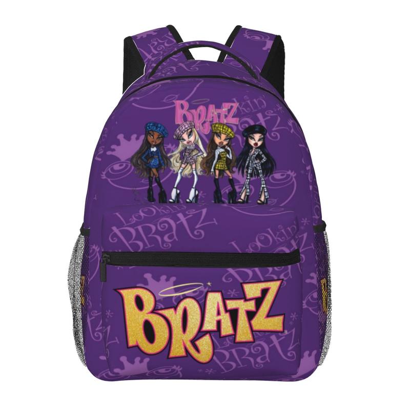 Lightweight Bratz Backpack Funny Cartoon Bratz doll Travel Casual ...