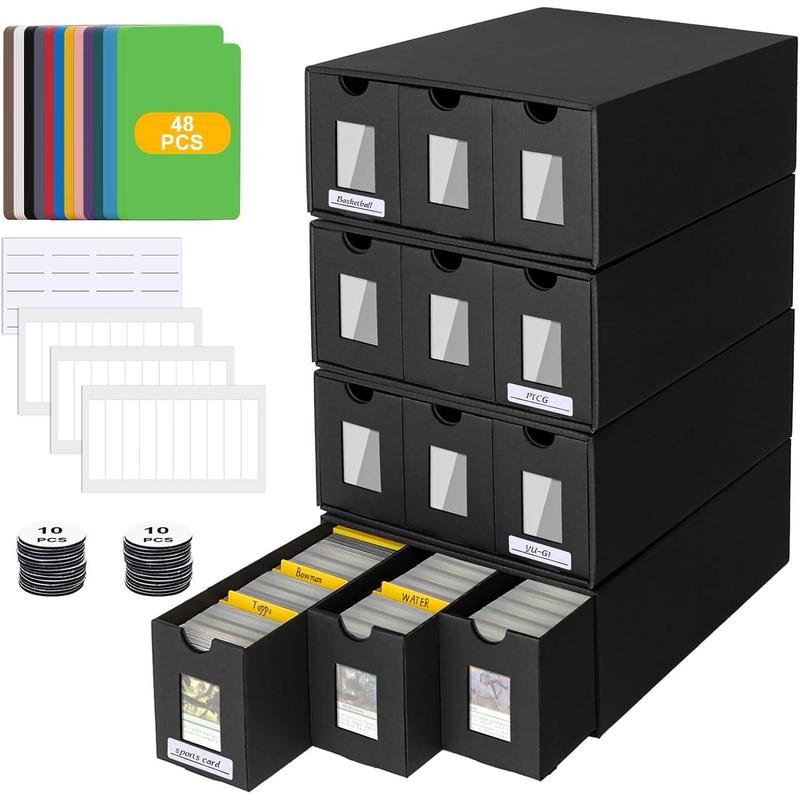 12000+ Trading Card Storage Box for Commander Display, Card Deck Box ...