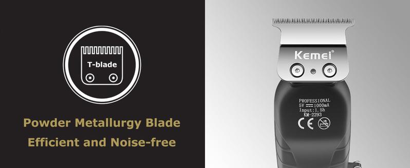 KEMEI 2293 Professional Hair/Beard Trimmer for Men Zero Gapped Hair ...