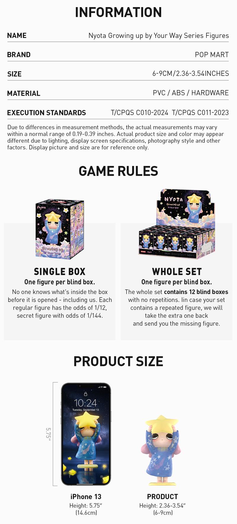 Nyota Growing up by Your Way Series Figures, Blind Box