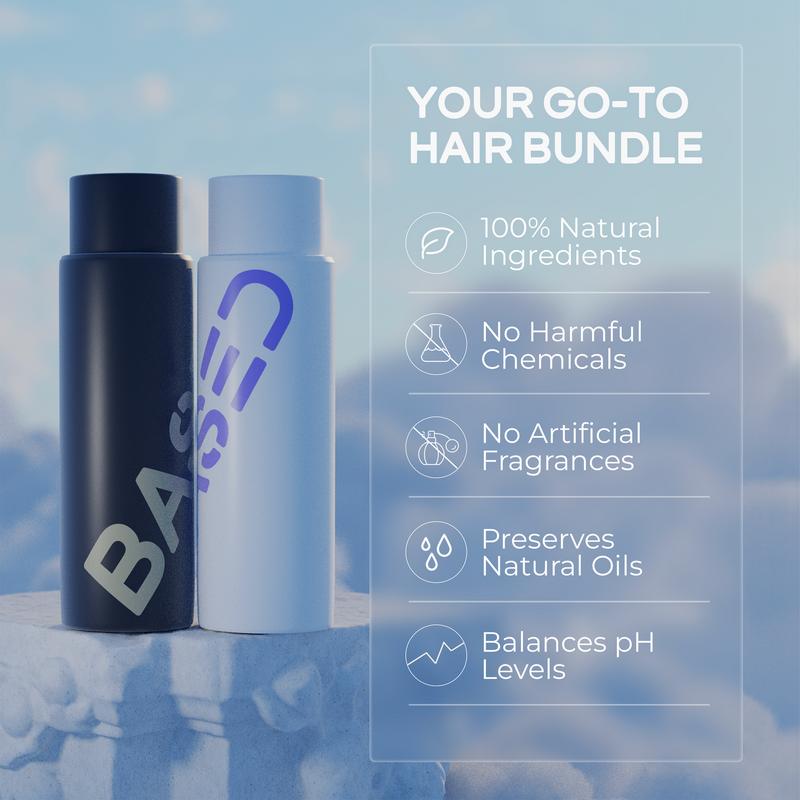 BASED Shower Duo | Shampoo + Conditioner | Deep Clean, Hydrates ...