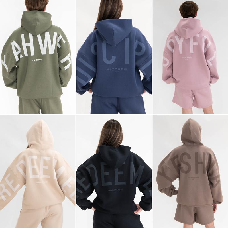 GLO Kingdom Essential Hoodie | Christian Oversized Hoodies, Heavyweight ...