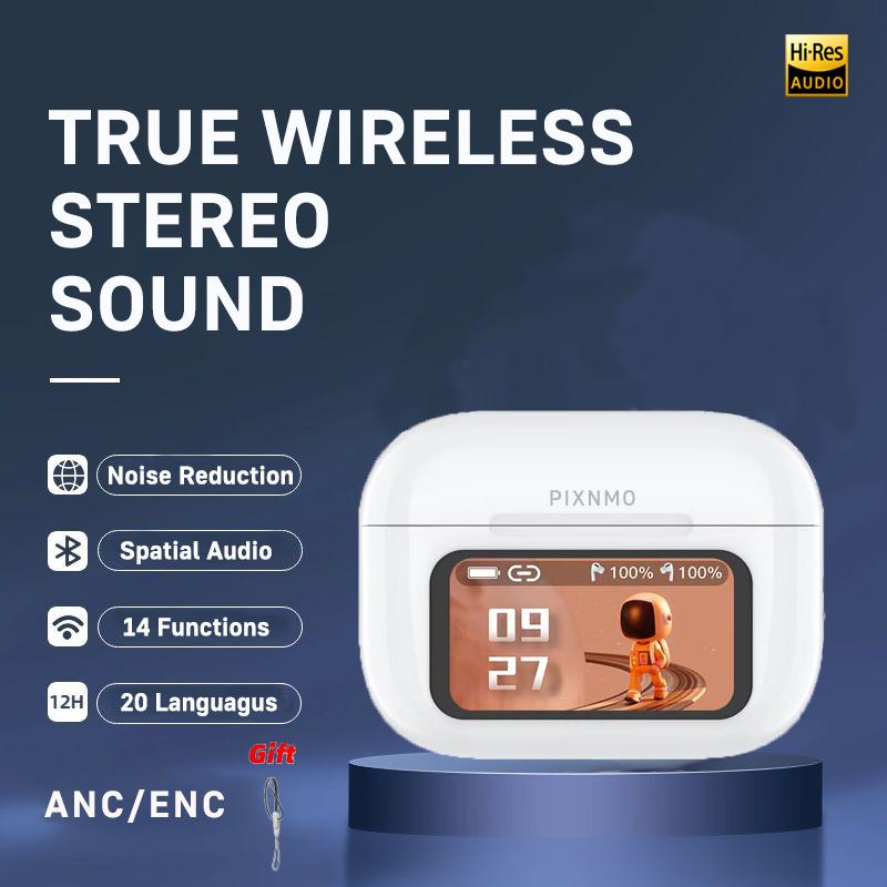 Wireless Earbuds, Full Touch Screen earphone, Active Noise Cancelling ...