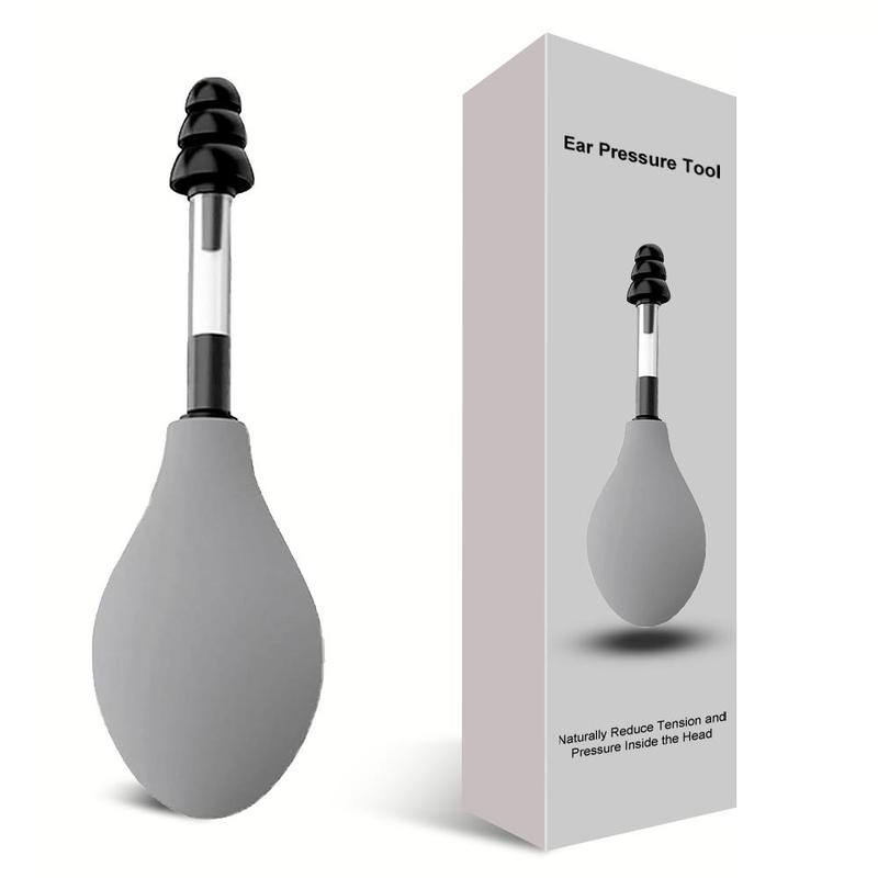 Portable Silicone Inner Ear Pressure Tool, Ear Massagers, Gentle Manual ...