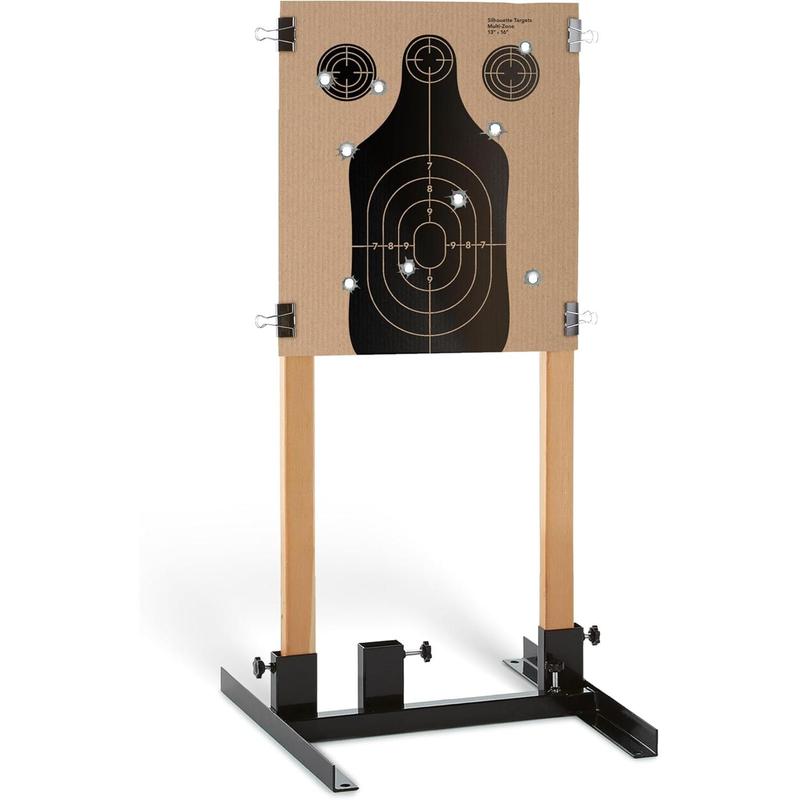 (1 Pack) Steel Target Stand Base for Paper Silhouette Targets, 8" - 24 ...