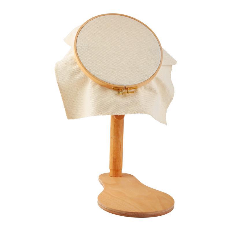 Portable Tabletop Embroidery Frame, 1 Count Self Standing Wooden Cross ...