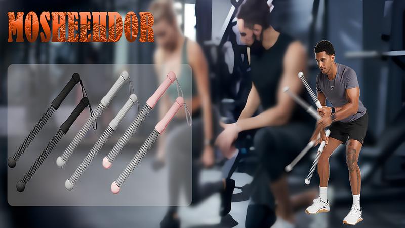 Weighted Cordless Battle Ropes – Quiet Ropeless Exercise Rope for Men ...