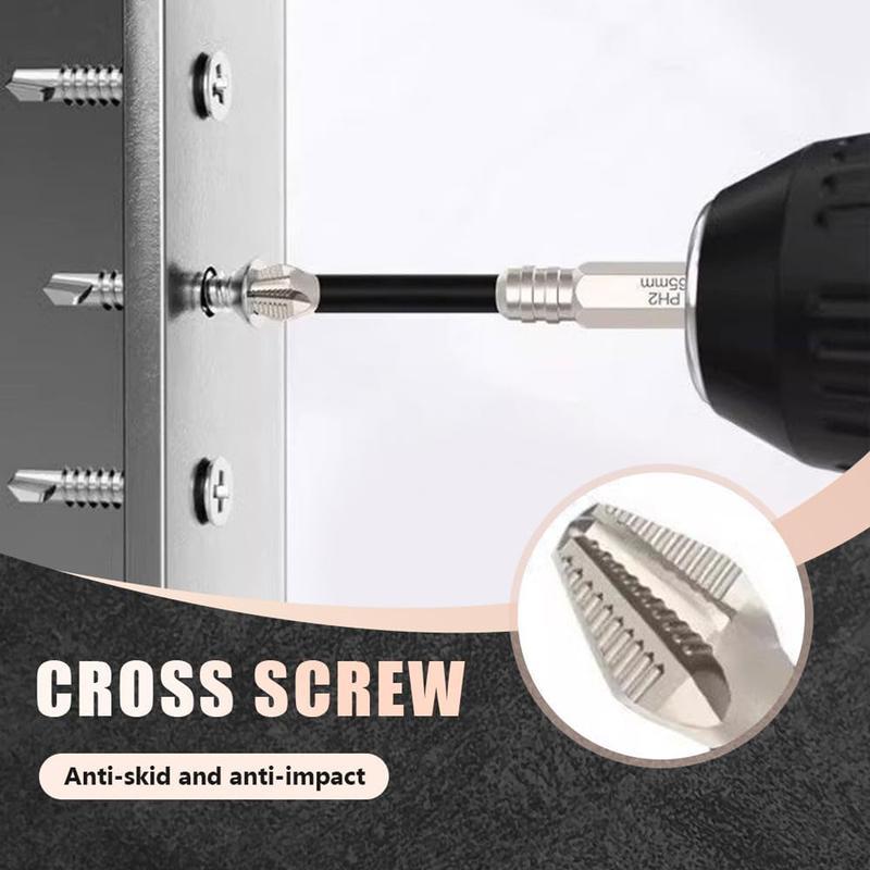 Impact-Resistant and Non-Slip Bit,Impact Driver Bit Set,Titanium Alloy ...