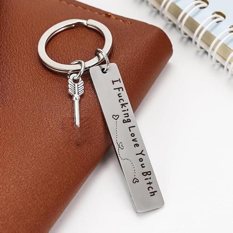 Best Friend Keychain for Women, Stainless Steel Key Chain Engrave I ...