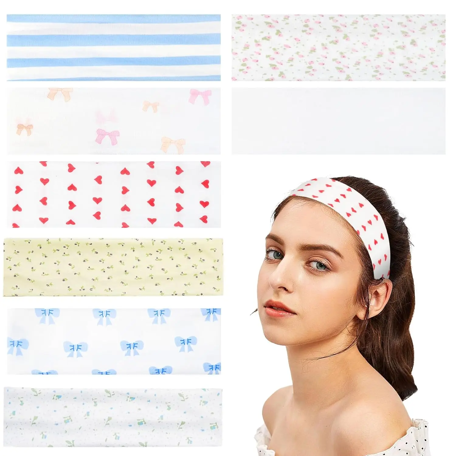 16 count Cute Headbands for Women Girls Fashion Floral Women's ...
