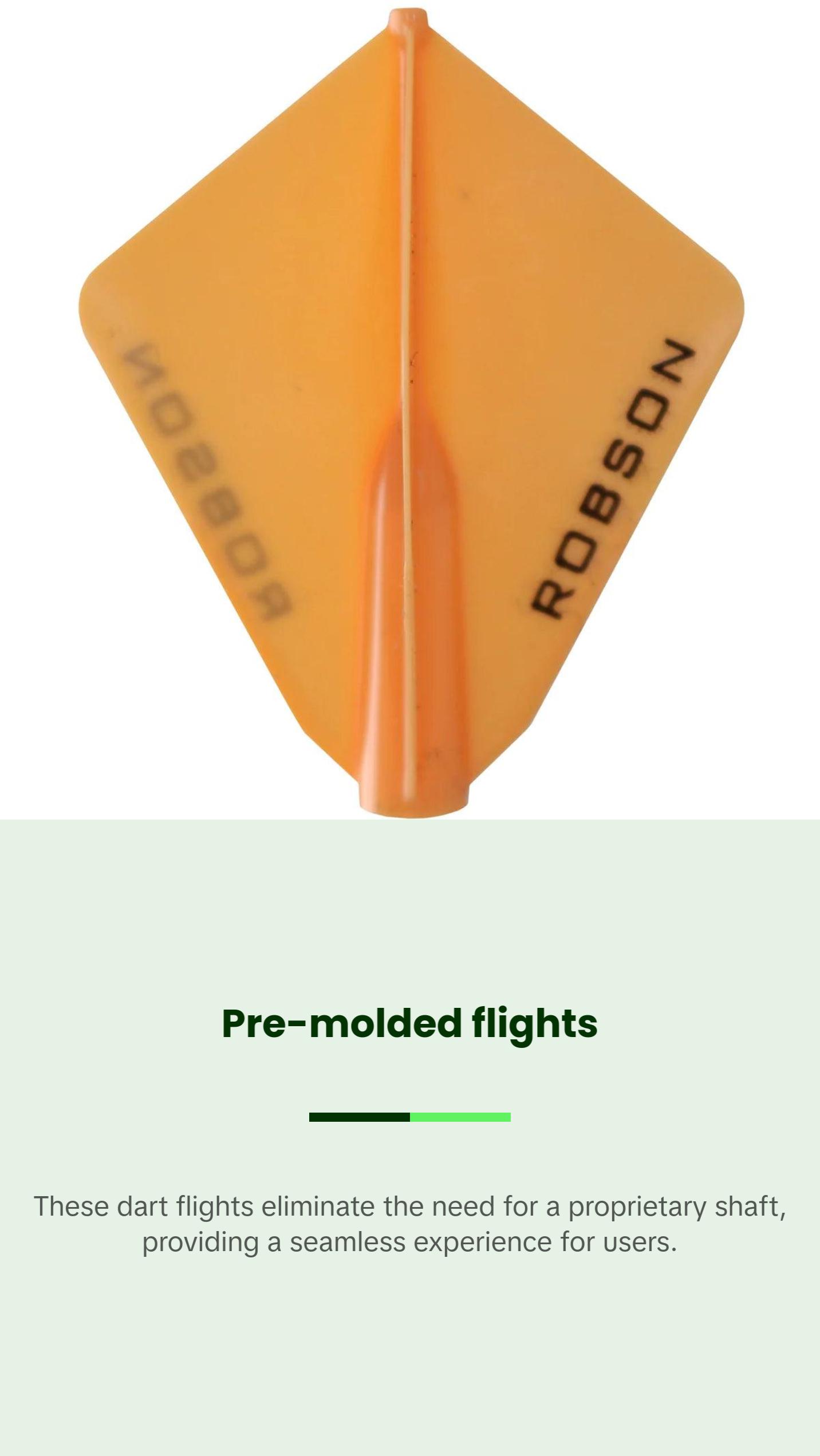 Robson Plus Dart Flights - Astra Series, 350 Microns Flight Shafts ...