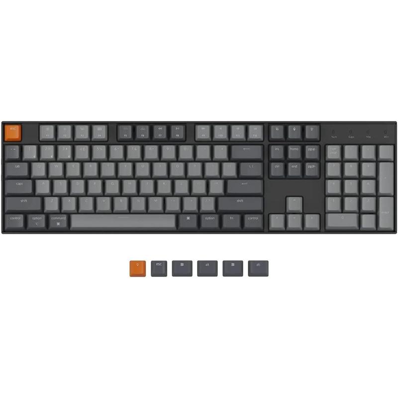 Keychron K10 Wireless Mechanical Gaming Keyboard, 104 Keys Full Size ...