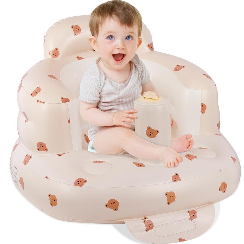 Baby Inflatable Seat for Babies 3-36 Months, Built in Air Pump, Baby ...