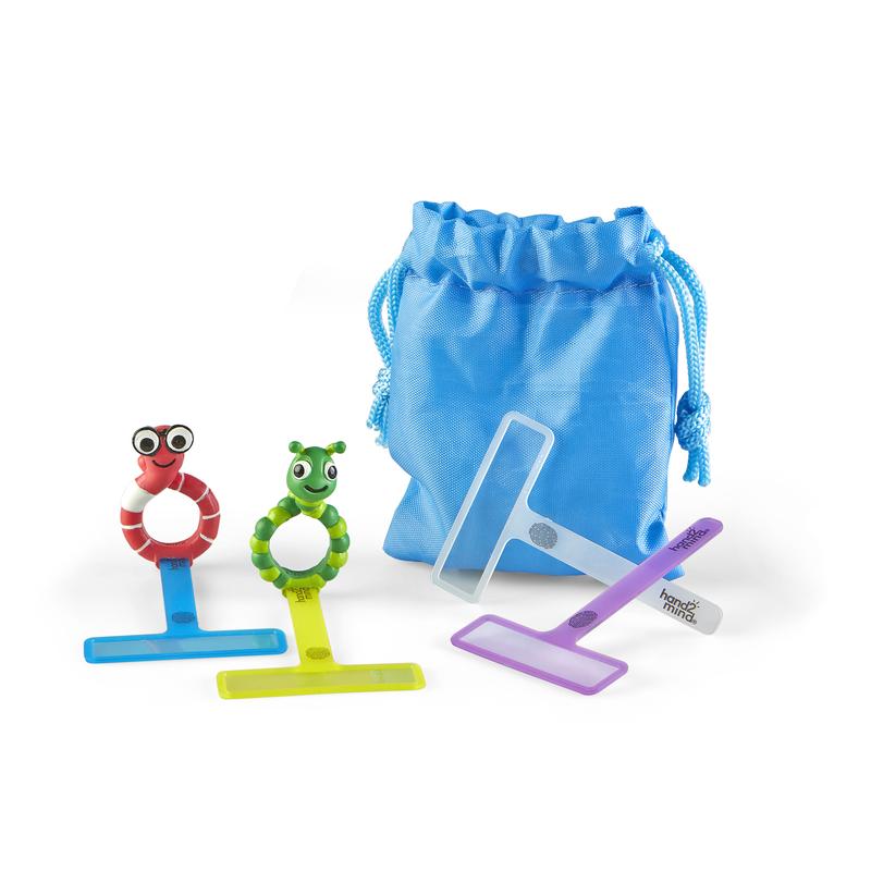 hand2mind FingerFocus Highlighter Follow-Along Friends, Guided Reading Strips, Reading Tracker ...