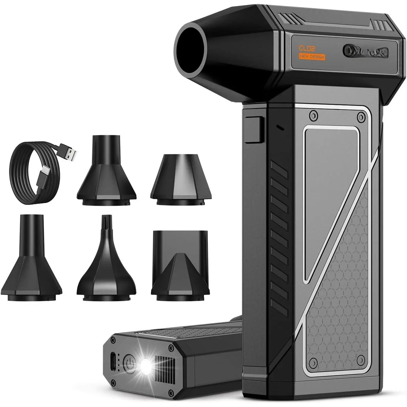 Duster-150000RPM Super Power Cordless Air Duster, Rechargeable ...