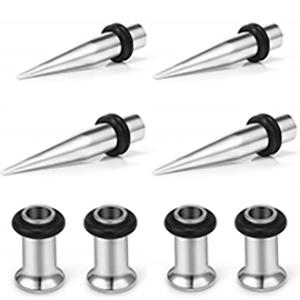 36PC Ear Stretching Kit 14-00G Ear Gauge Stretching Kit Gauges for Ears ...