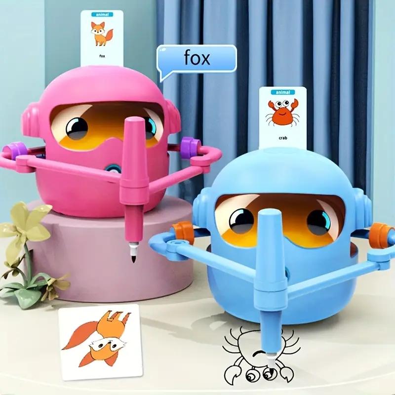 Smart Kids Drawing Robot Toy, Interactive Educational Painting Machine ...