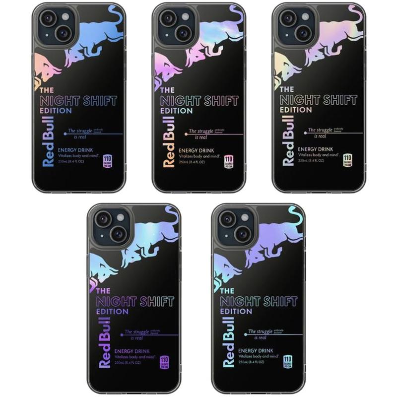 Neon RedBull Night Shift Phone Case, Late Night Hustle Vibes For ...