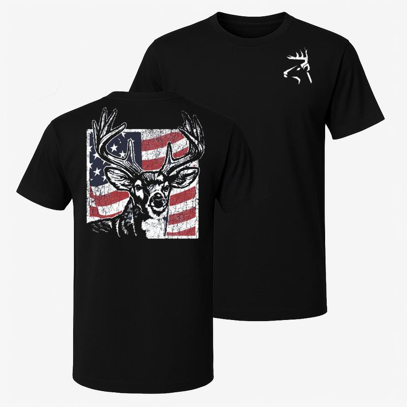 Bux Patriot Buck T-Shirt - 100% Cotton Unisex Oversized Fit Tee, Gift ...
