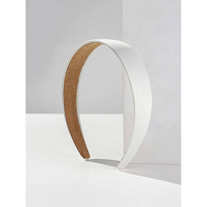 1pc Pastel Solid Acrylic Hairband, 3cm Wide Cloth Wrapped Head Hoop ...