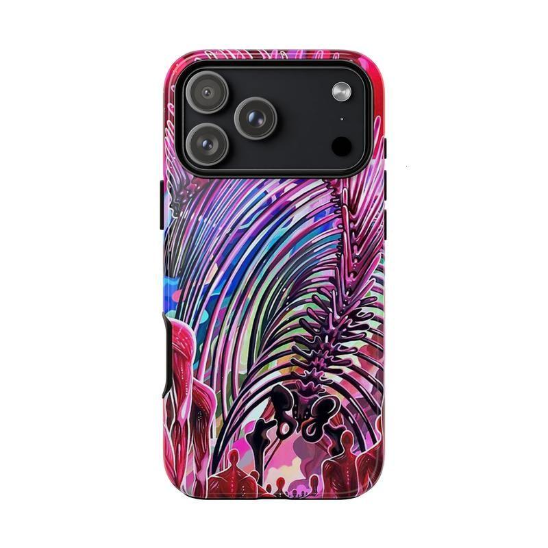 Created Devil Cosmic Vision Glossy Tough iPhone Case - Surreal Sci-Fi ...