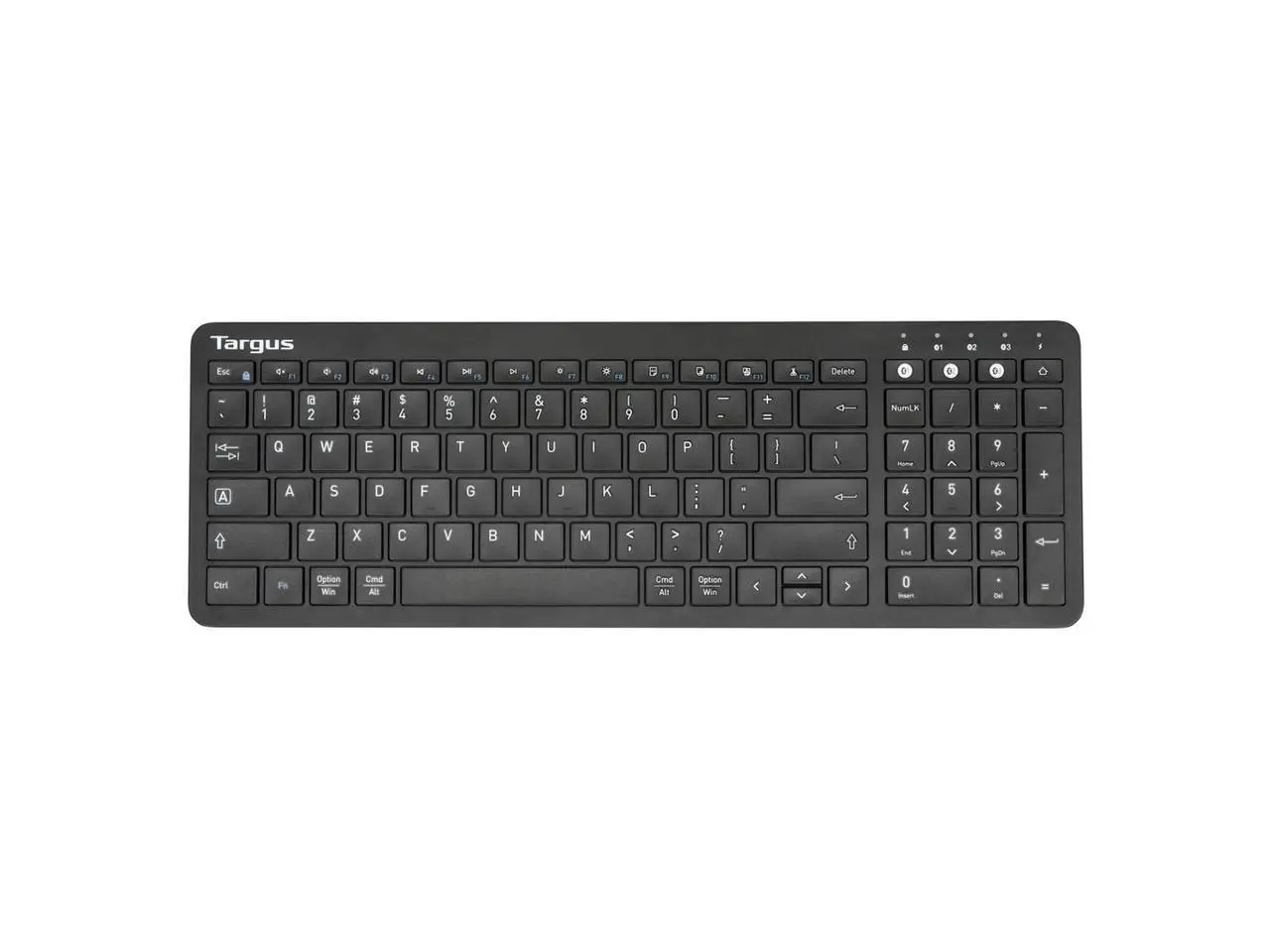 Targus Midsize Multi-Device Bluetooth Antimicrobial Keyboard - Wireless ...