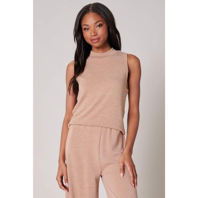 Neada Mock Neck Knit Tank - TikTok Shop | Holiday Sales TikTok Shop