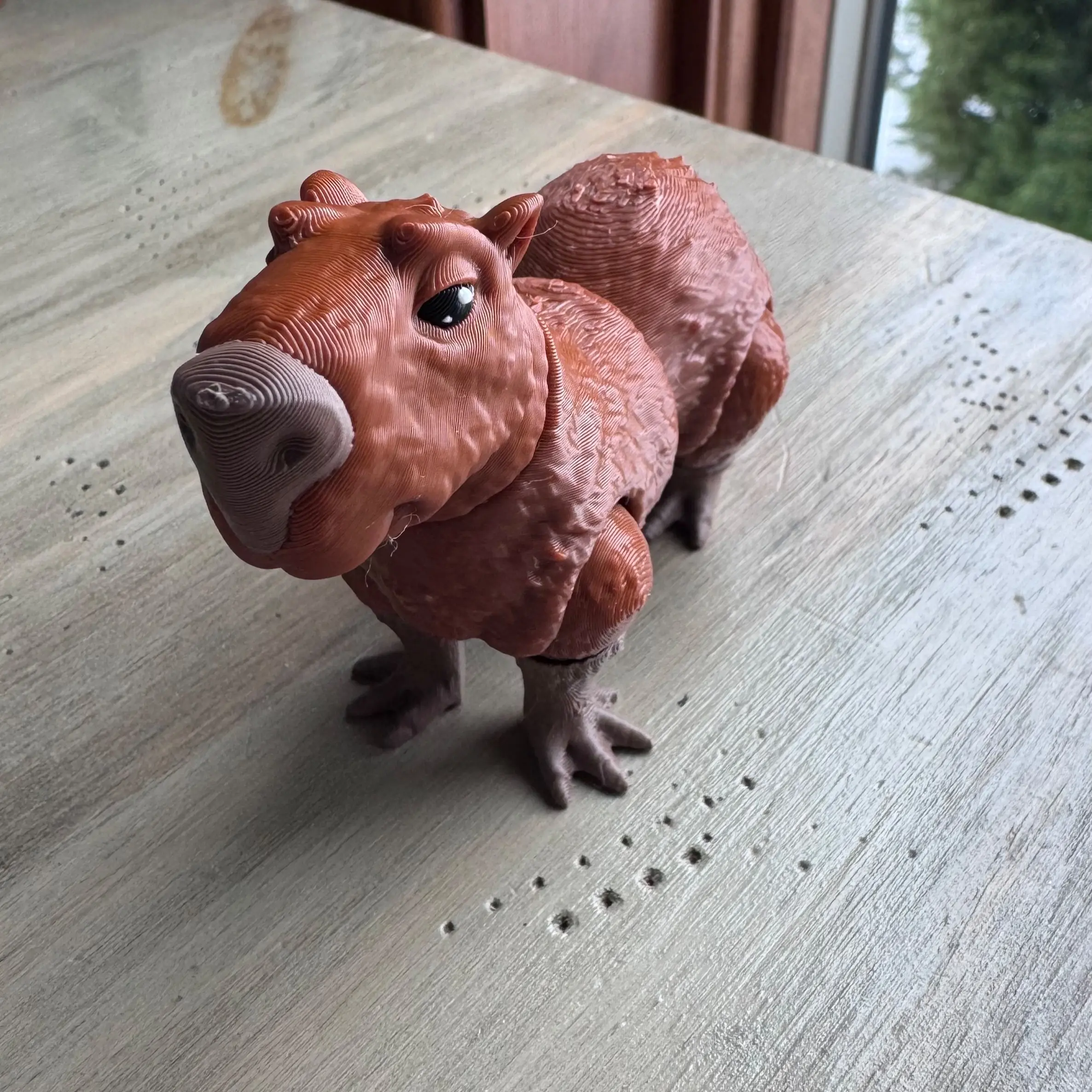 MatMireMakes Articulated Fidget Capybara - Multi-Color 3D Print ...