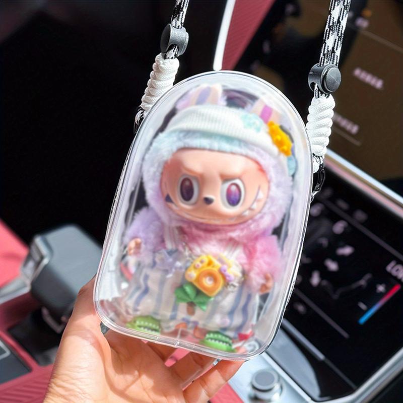 LABUBU/ Crying Baby Transparent PVC Collection Display Box - Comes with ...