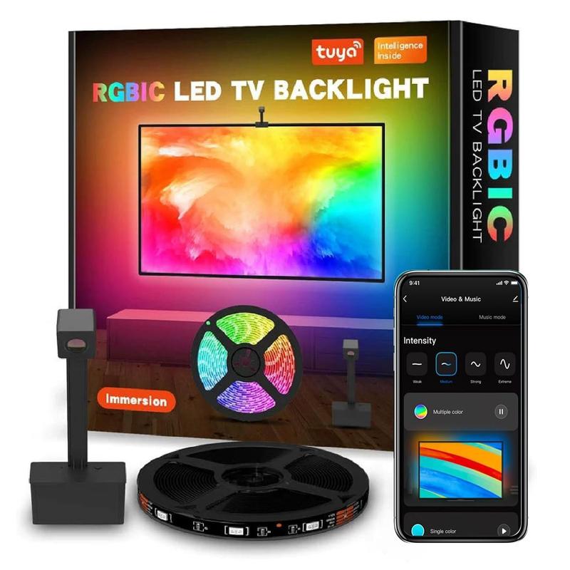 TV LED Backlights with Camera Sync to Screen for 50-70 inch TVs ...