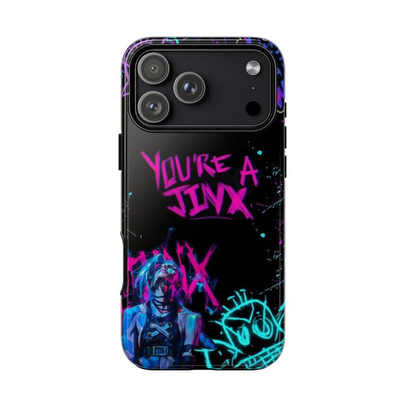 Neon Graffiti Punk Girl LOL Phone Case Cyber Street Art Cover 2025 ...