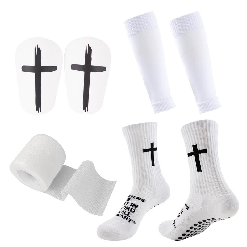 4 Professional Football Sports Gear, Soccer Socks, Sock Sleeves ...
