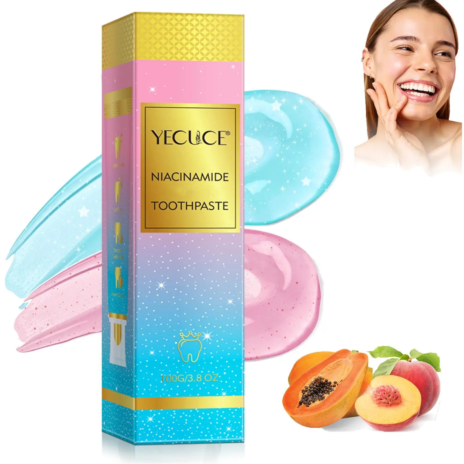 Yecuce Niacinamide Toothpaste, Niacinamide Brightening Toothpaste ...