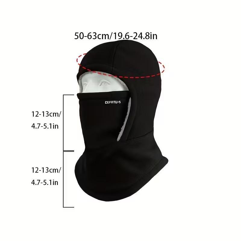 Winter Warm One-Piece Hood, Scarf Face Mask Ear Protection, Balaclava ...