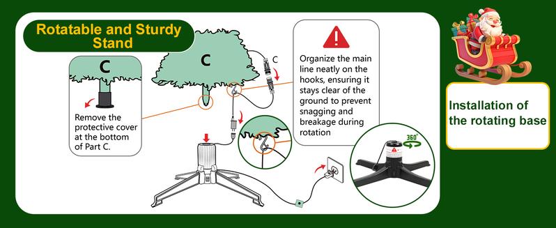 【Local Delivery】Clearance Sale 6/7.5/9 FT Artificial PE+PVC Fir Greet ...