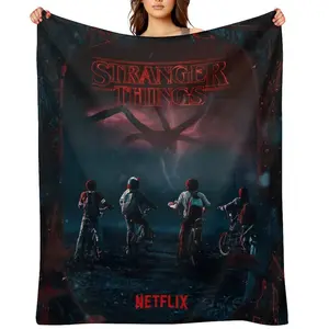 Stranger Things Blanket - Soft Flannel Bedspread Birthday gift All ...